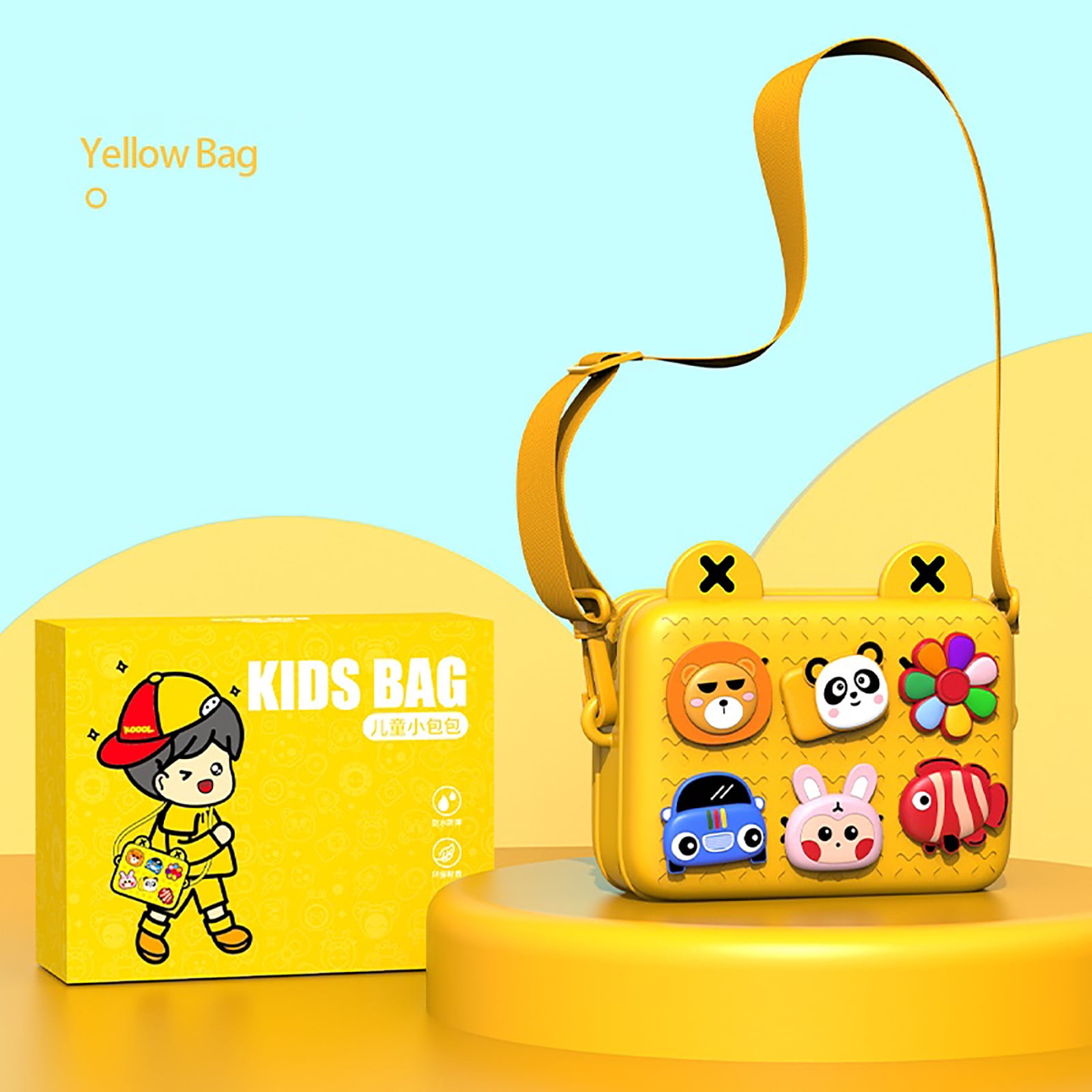 PATLOLLAV Mini Shoulder Bag Children Crossbody Multifunction Phone ...