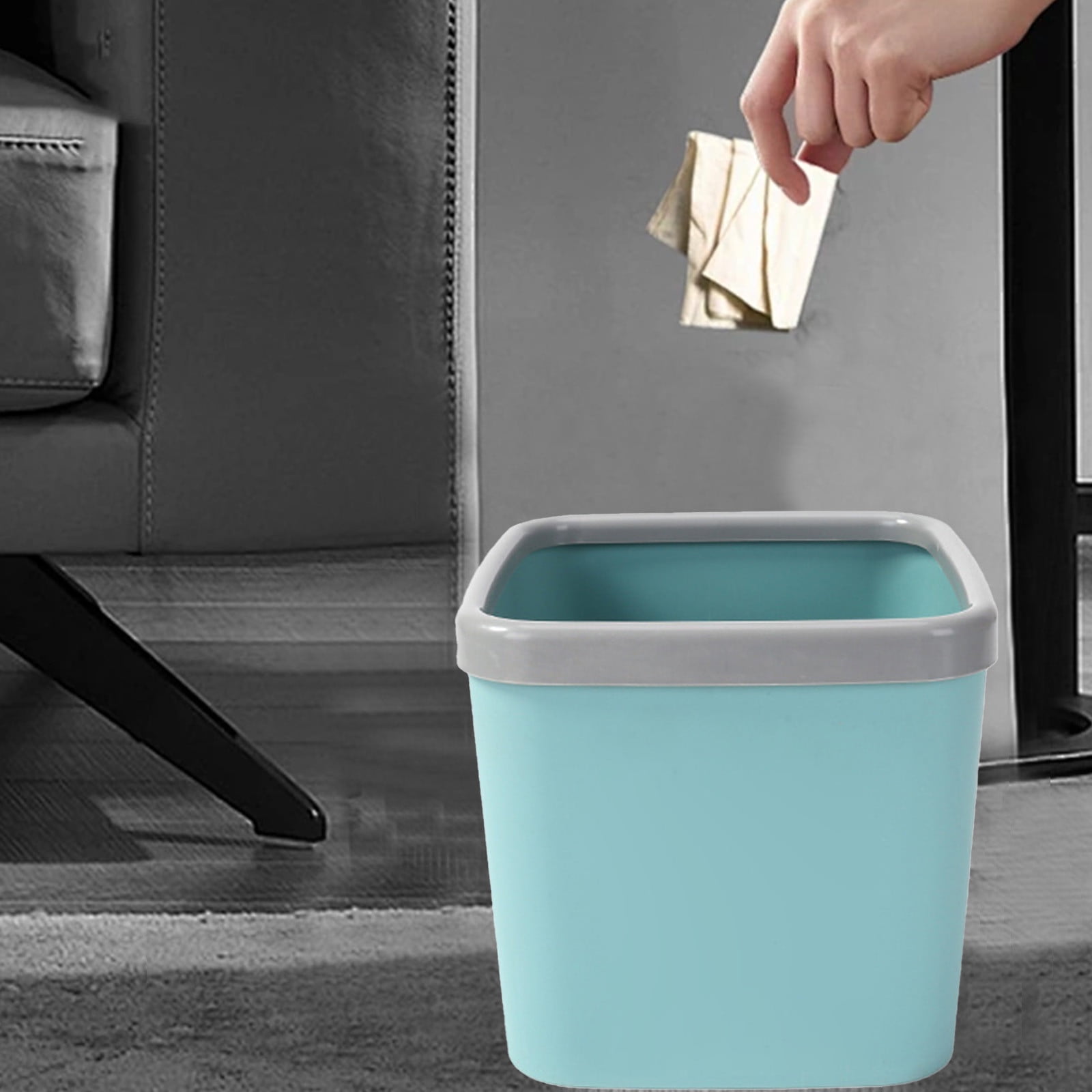 PATLOLLAV Mini Trash Can for Desktop,Desktop Small Trash Can, Removable ...