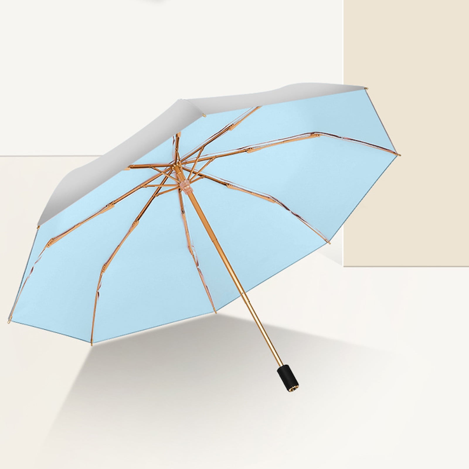 PATLOLLAV Mini Umbrella for Women,Potrable Double Titanium Coating ...