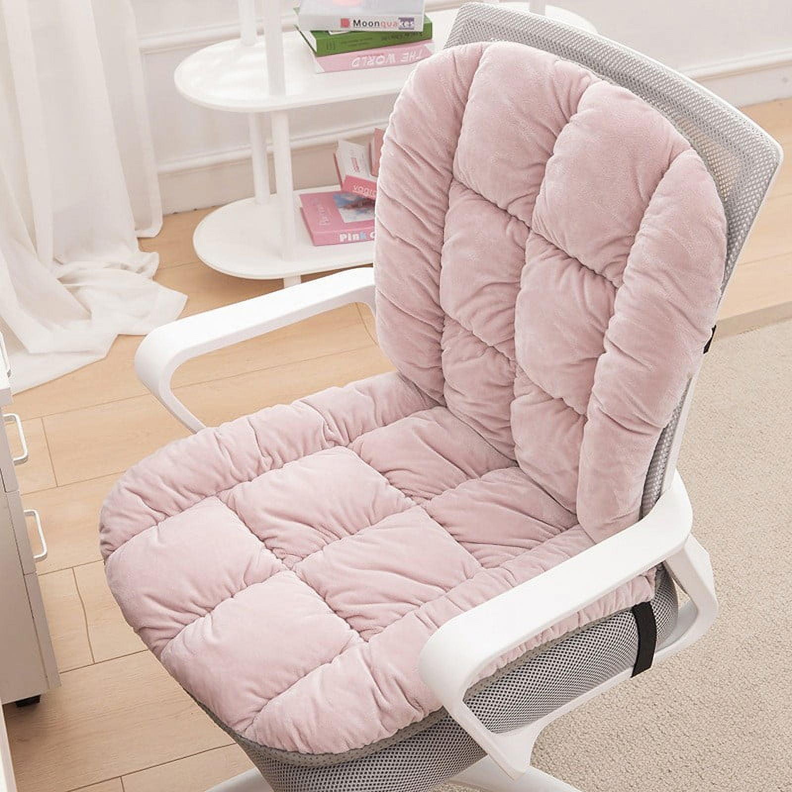PATLOLLAV Pink Desk Chair Cushion,Chair Cushion Plush Pad,Corduroy Seat ...