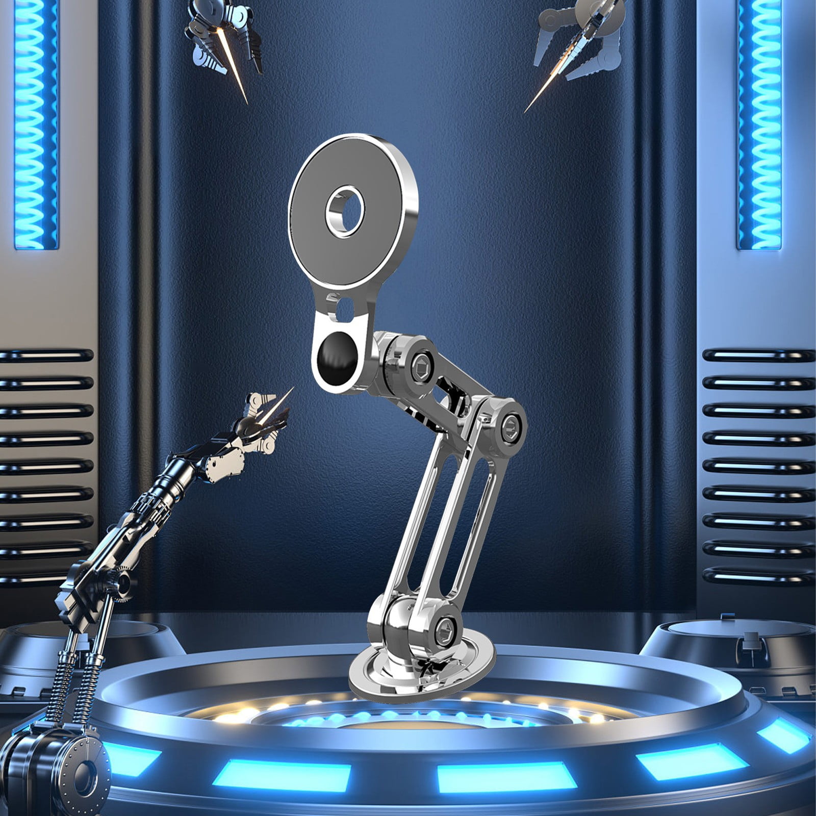 PATLOLLAV Robot Arm Phone Stand for Car,Truck Phone Holder Mount Heavy ...