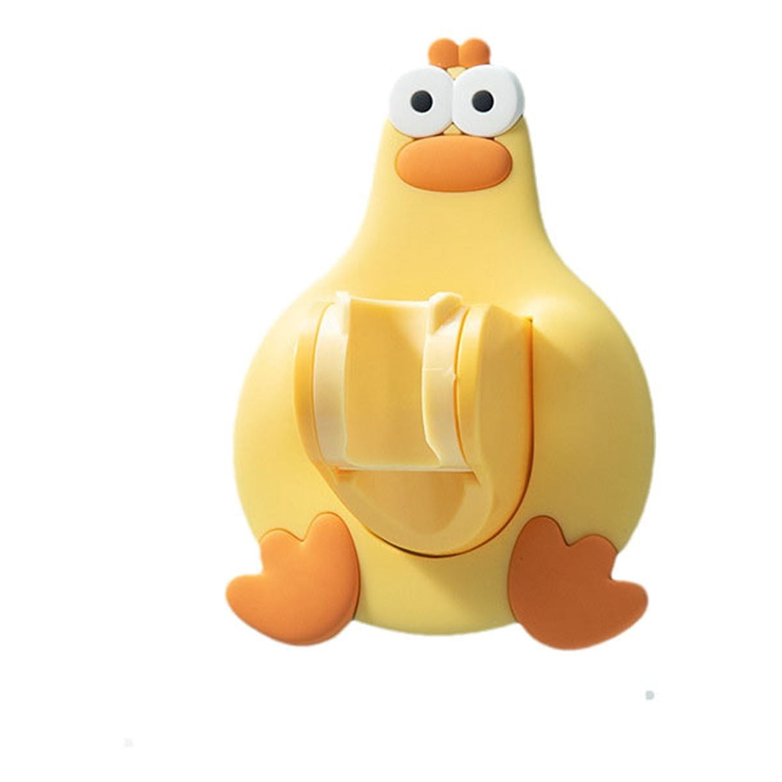 PATLOLLAV Silicone Chick Shower Head Holder,Cartoon Animal Shape Move ...