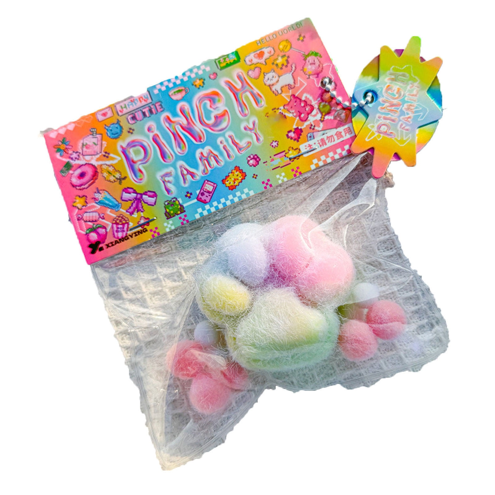 PATLOLLAV Soft Decompression Pinch Cat Claw Cute and Little Mouse Toy ...