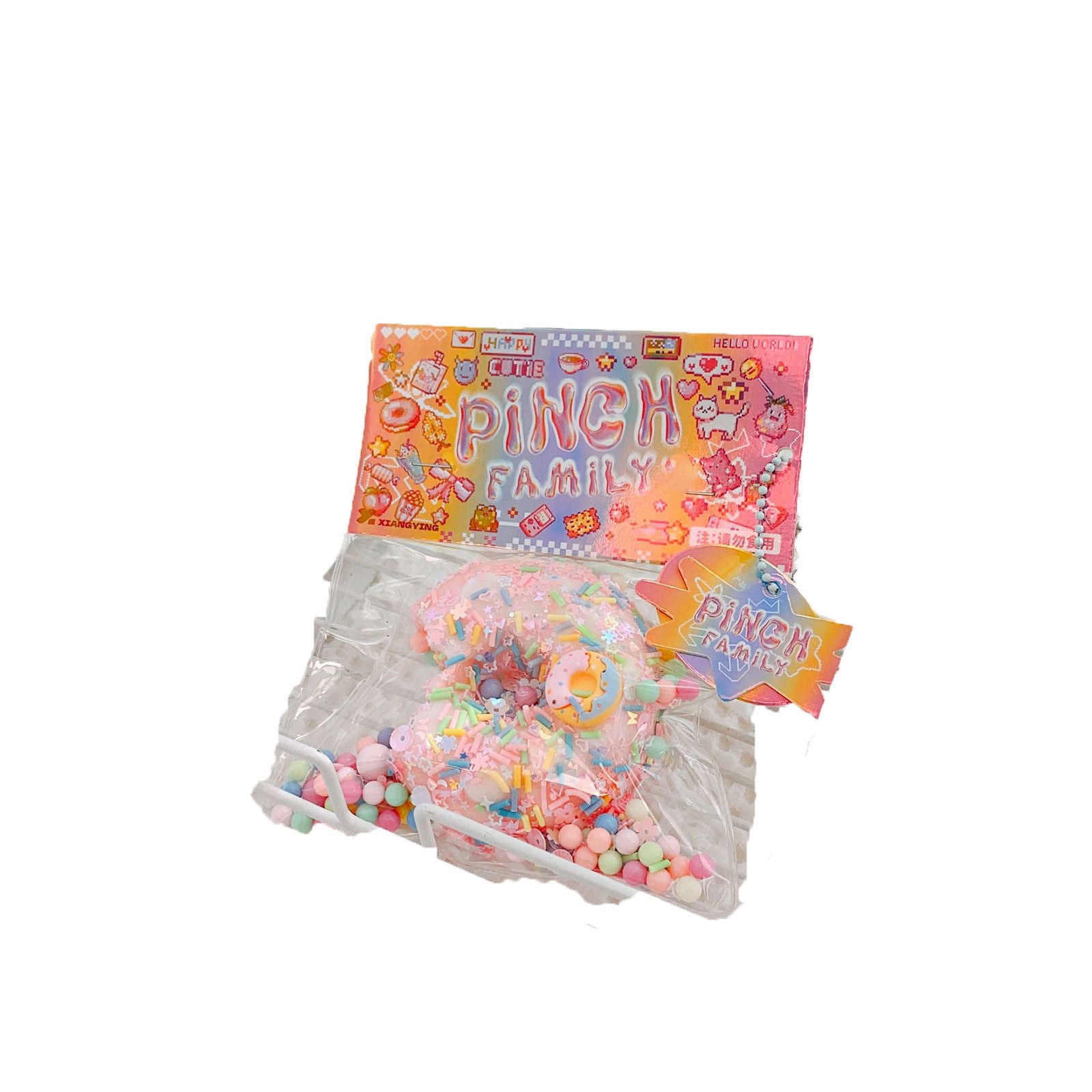 PATLOLLAV Soft Decompression Pinch Donut Toy for Kids Adults, Pinch ...