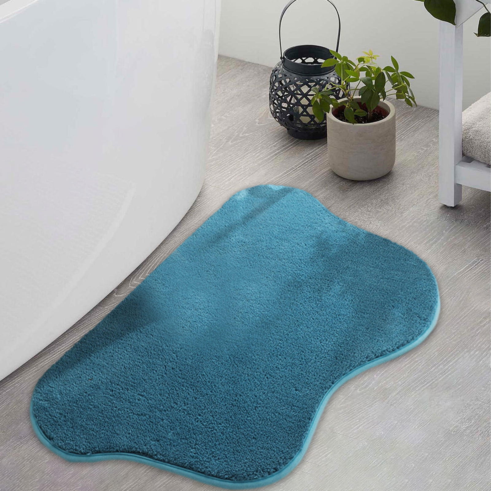 PATLOLLAV Soft Doormat ,31.5x19.7inch Soft Cozy Cute Cloud Shaped ...