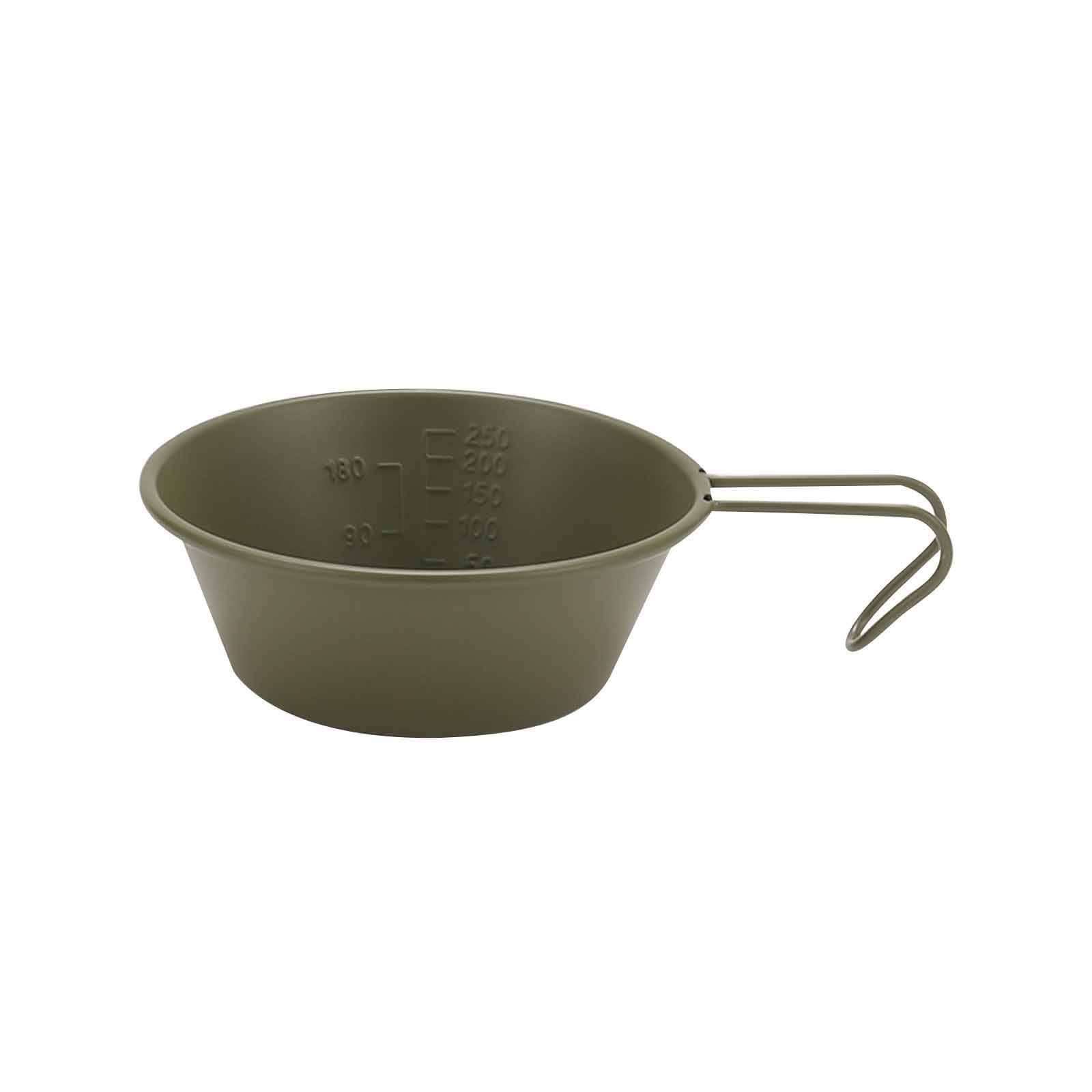 PATLOLLAV Stainless Steel Outdoor Camping Bowls with Scale,Outdoor Snow ...