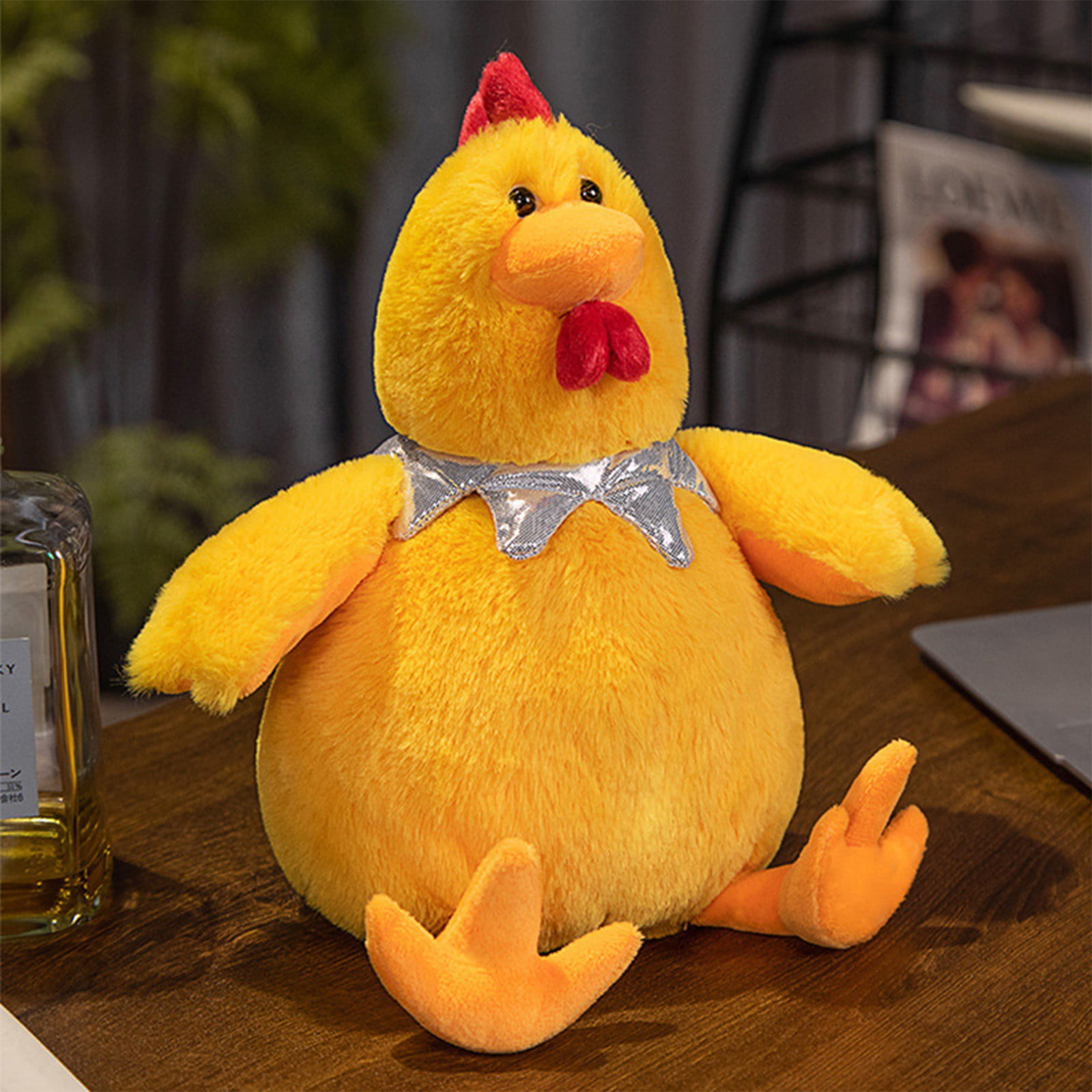 PATLOLLAV Stuffed Animal Chicken Plush Doll,10 inch Stuffed Chicken ...