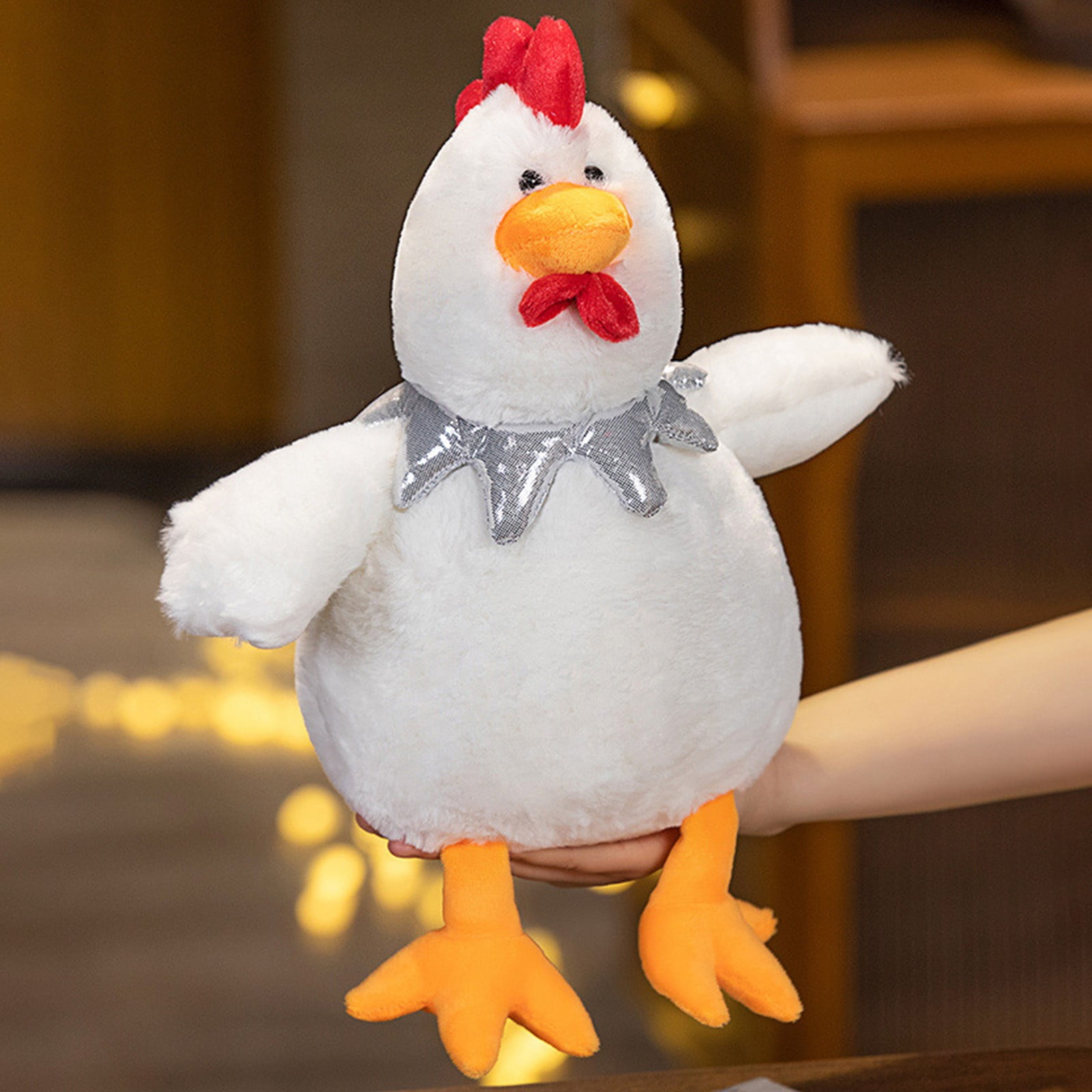 PATLOLLAV Stuffed Animal Chicken Plush Doll,10 inch Stuffed Chicken ...