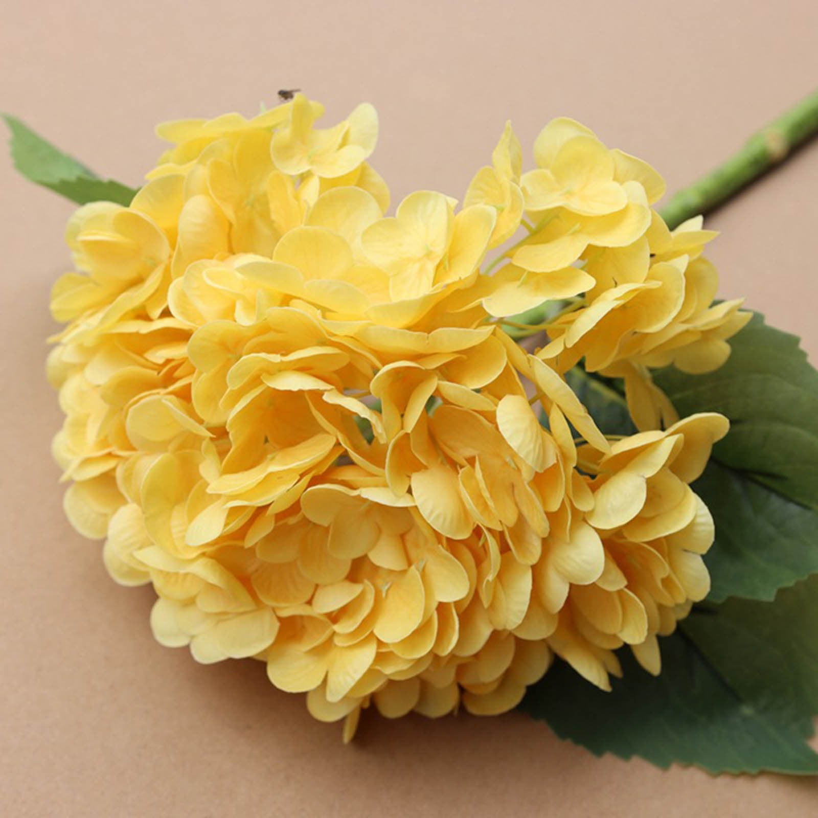 PATLOLLAV Summer Artificial Hydrangea Flower 21inch Big Fake Hydrangea ...