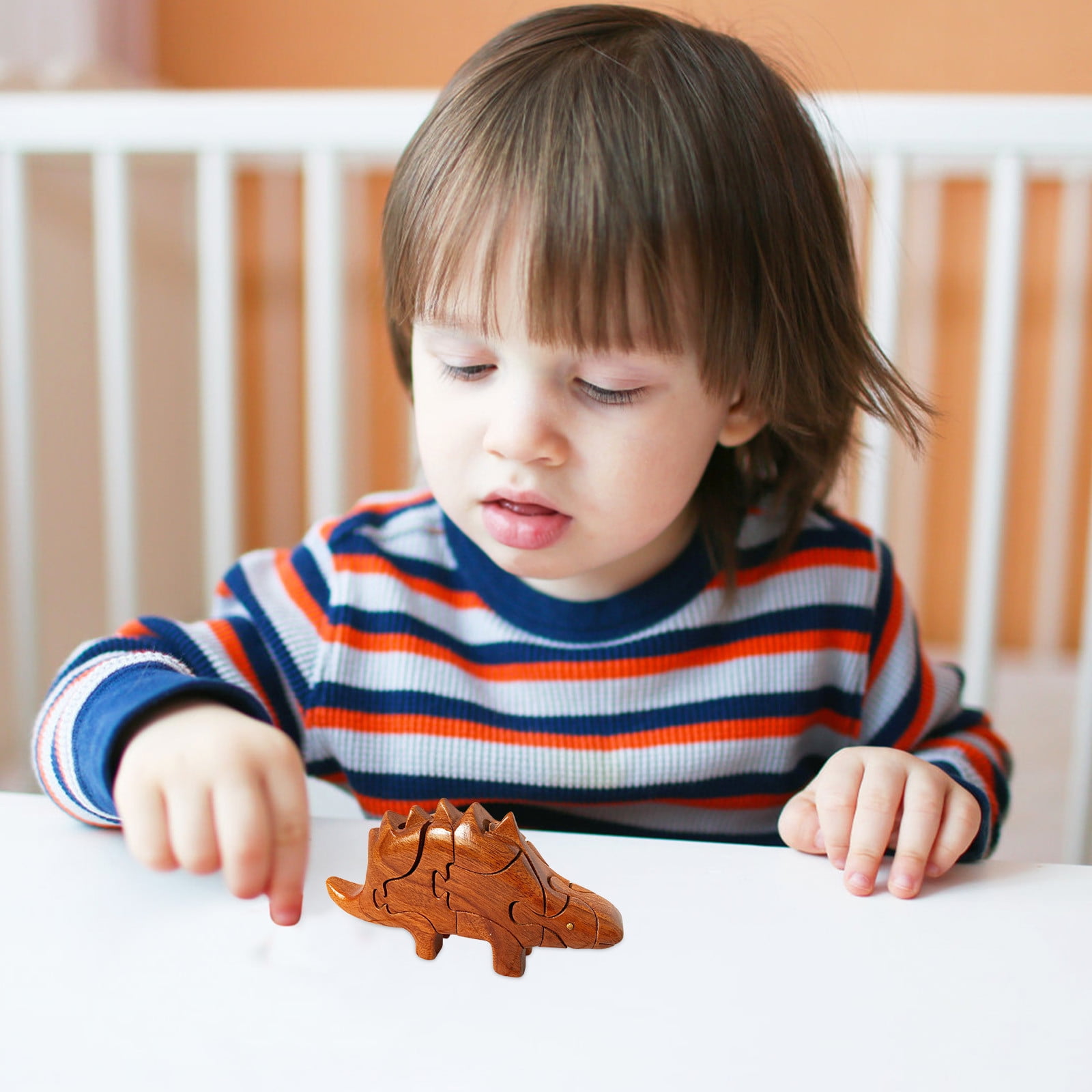 PATLOLLAV Sword Back Dragon Wooden Toy Model,Children Puzzle Unlock ...