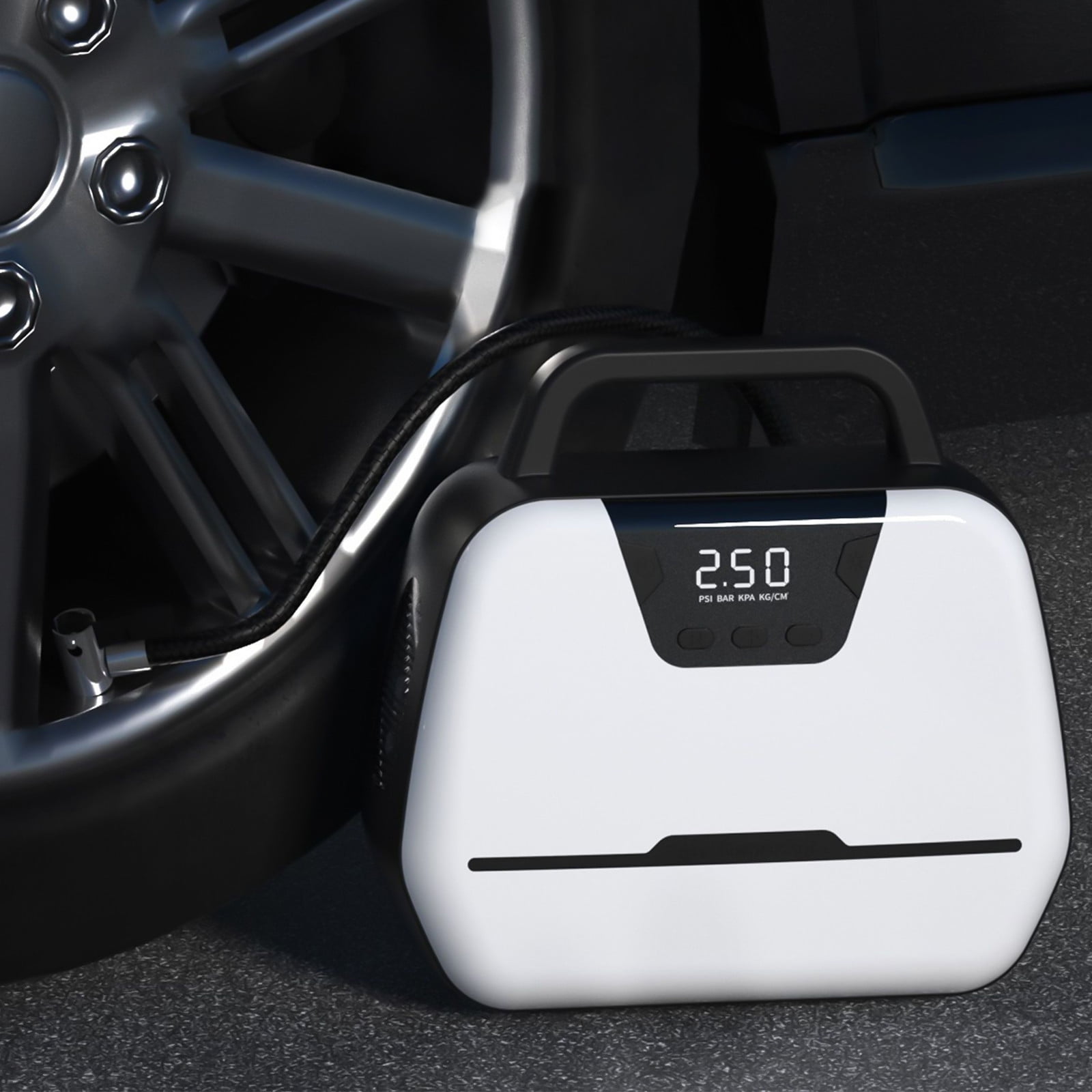 PATLOLLAV Tire Inflator Portable Air Compressor , DC 12V 150PSI Auto ...