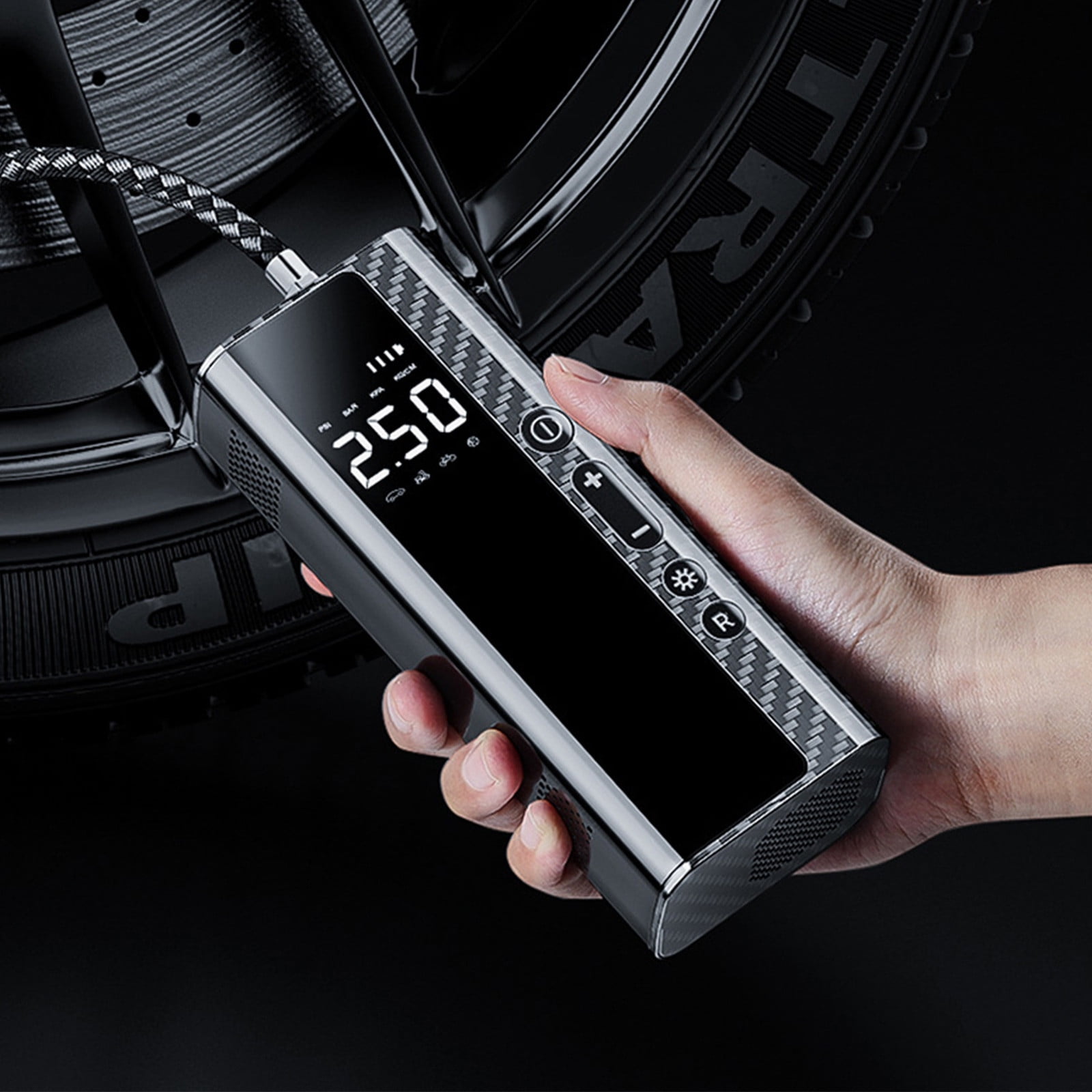 PATLOLLAV Tire Inflator Portable Air Compressor, Super Fast Inflate Air ...