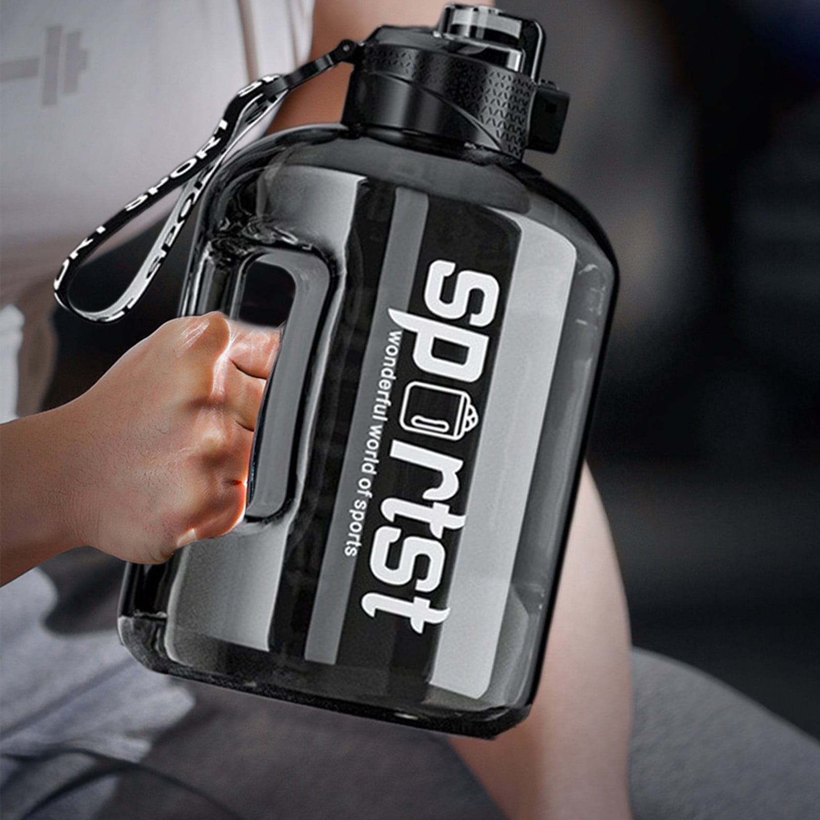 PATLOLLAV Ultra Large Capacity Sport Water Bottles,2.7L Leakproof Large ...