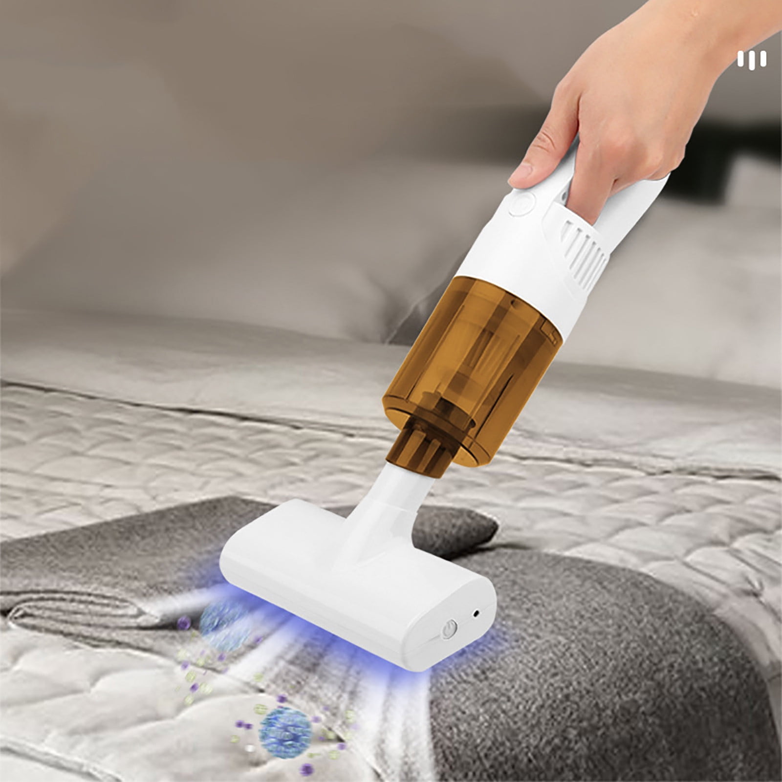 PATLOLLAV Vacuum Cleaner,Bed Vacuum Cleaner High Frequency Low Noise,High-power Wireless ...