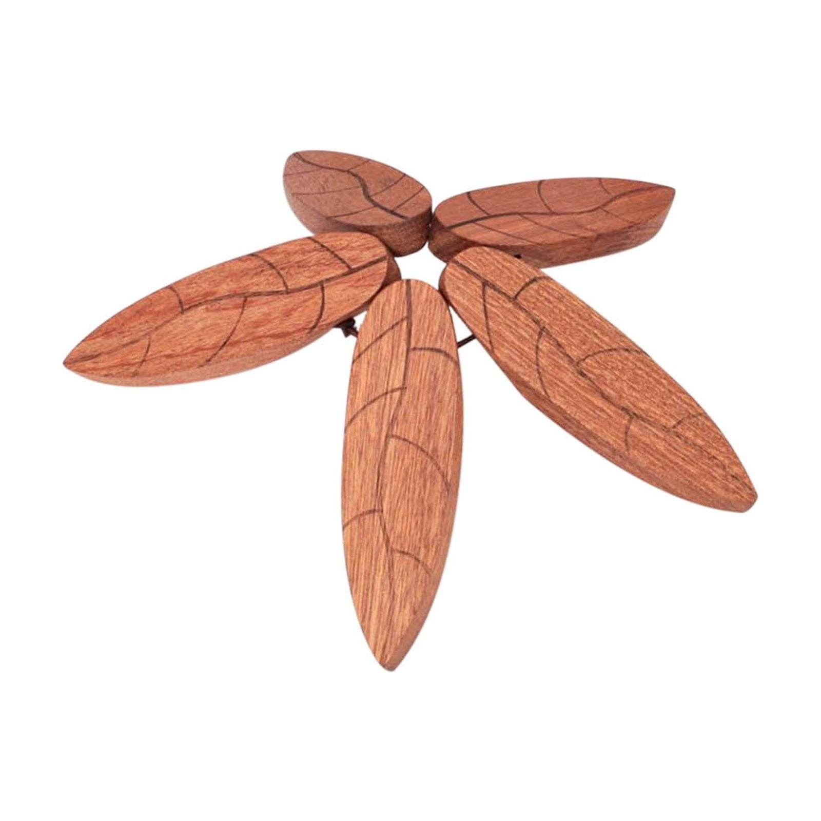 PATLOLLAV Wooden Christmas Tree Coasters, Wooden Trivets for Hot Dishes ...