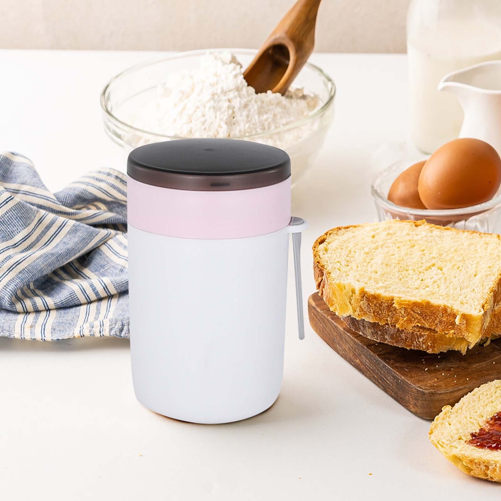 PATLOLLAV Yogurt Pot Parfait Cups With Lids and Spoons,Snack Cup ...