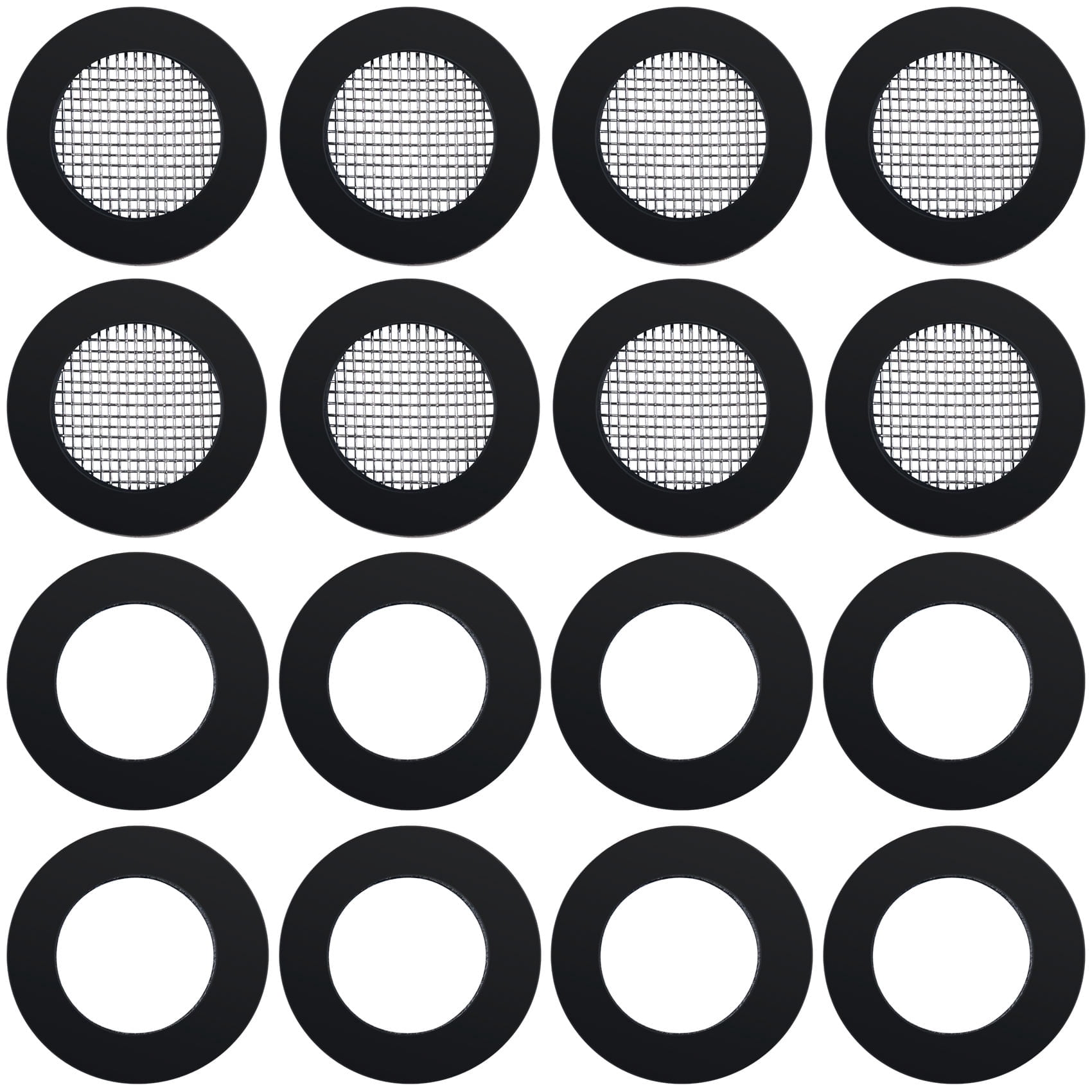 PATOPS 10 Pack 3/4" Shower Head Screen Filter Gasket + 10 Pack Rubber ...