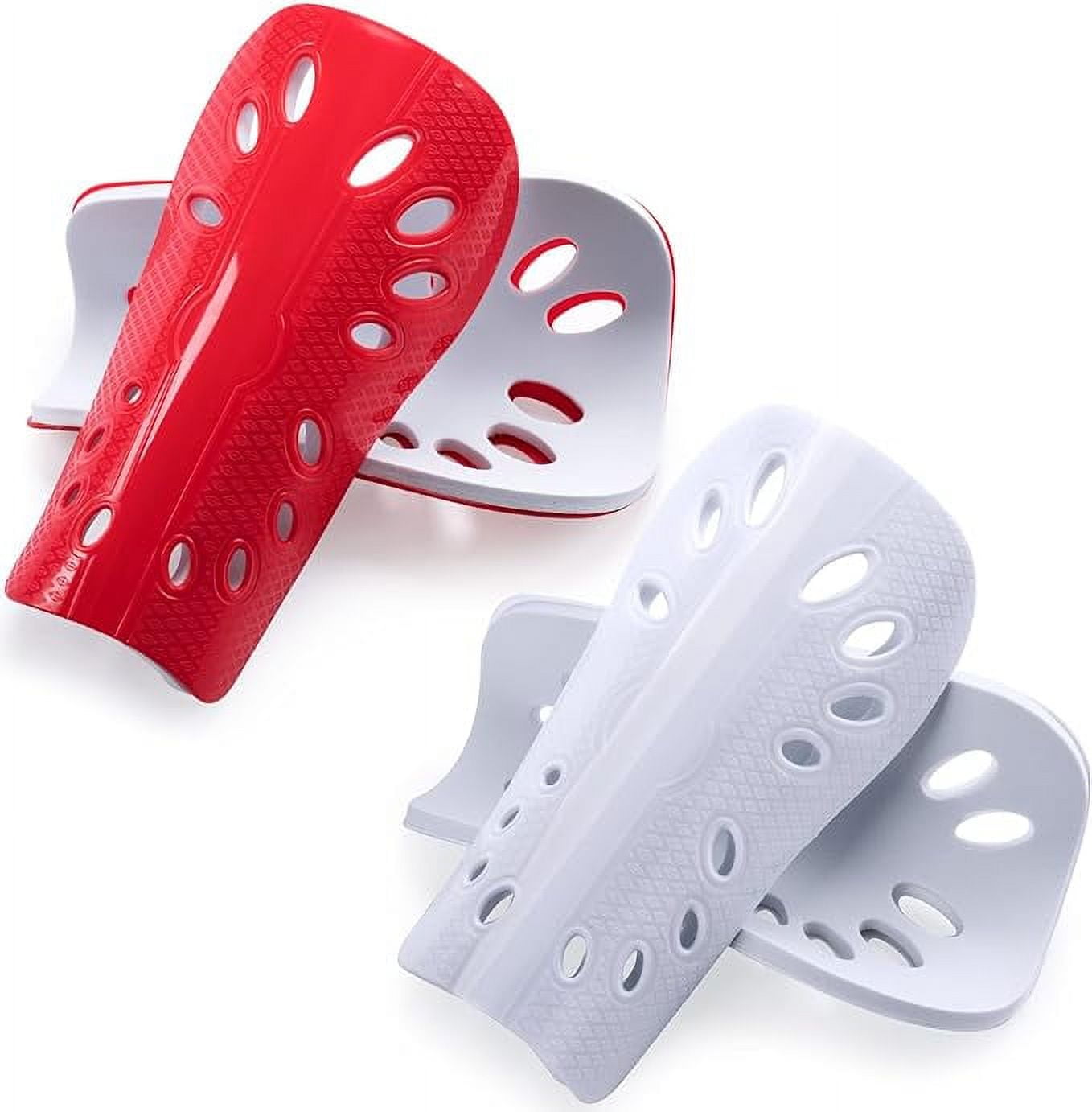 PATOPS 2 Pairs Soccer Shin Guards Breathable EVA Cushion Leg Shin ...