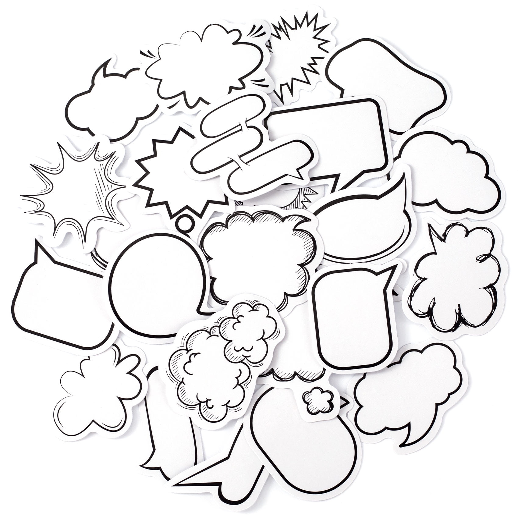 PATOPS 90 PCS Dialog Box Paper Stickers, Adhesive Label Stickers for ...