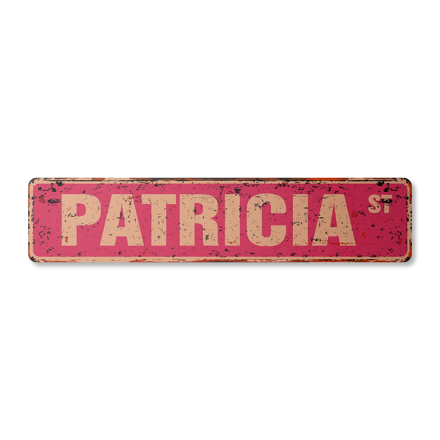 PATRICIA Vintage Plastic Street Sign Childrens Name Room Sign | Indoor ...