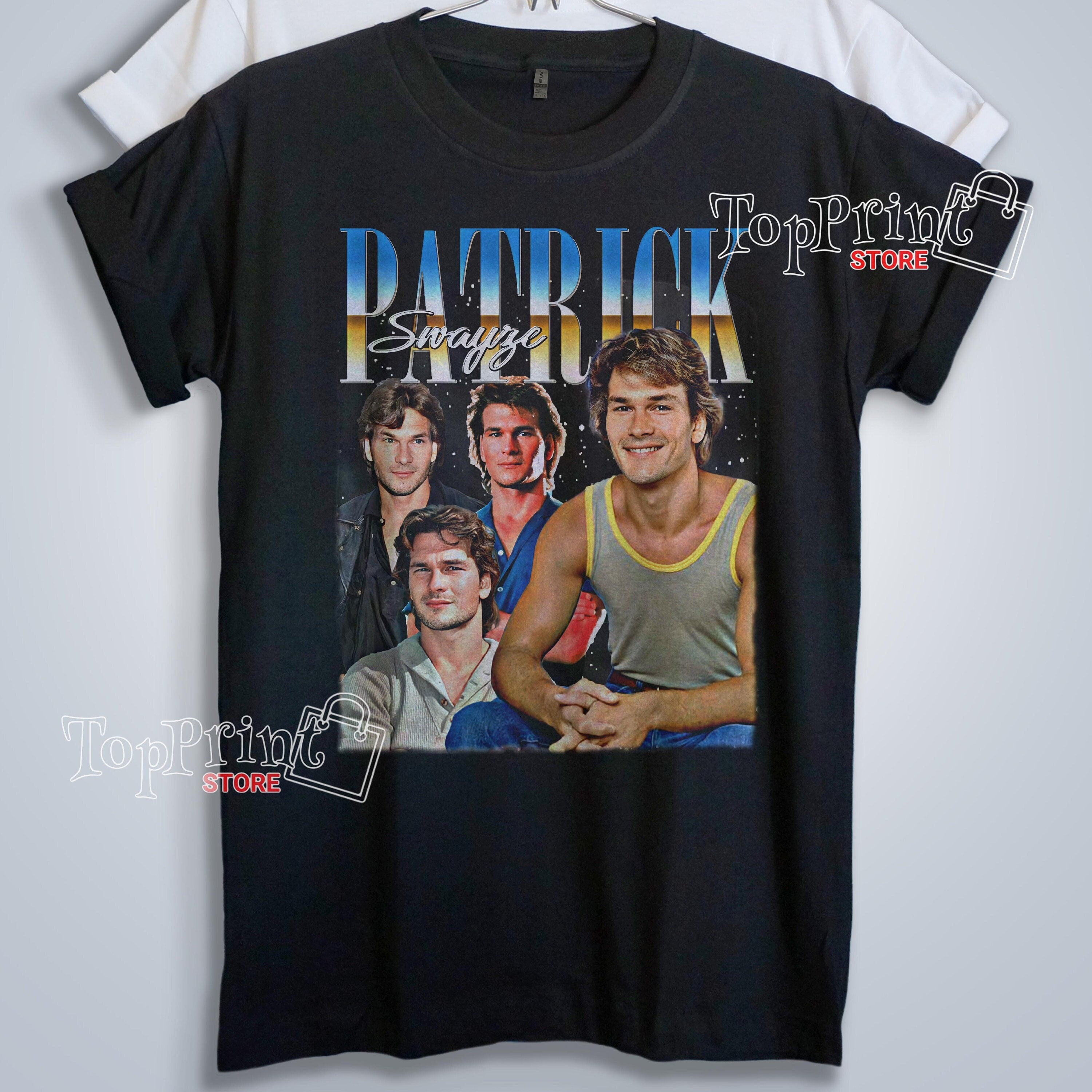 PATRICK SWAYZE Shirt Patrick Swayze Homage T-Shirt Patrick Wayne Swayze ...