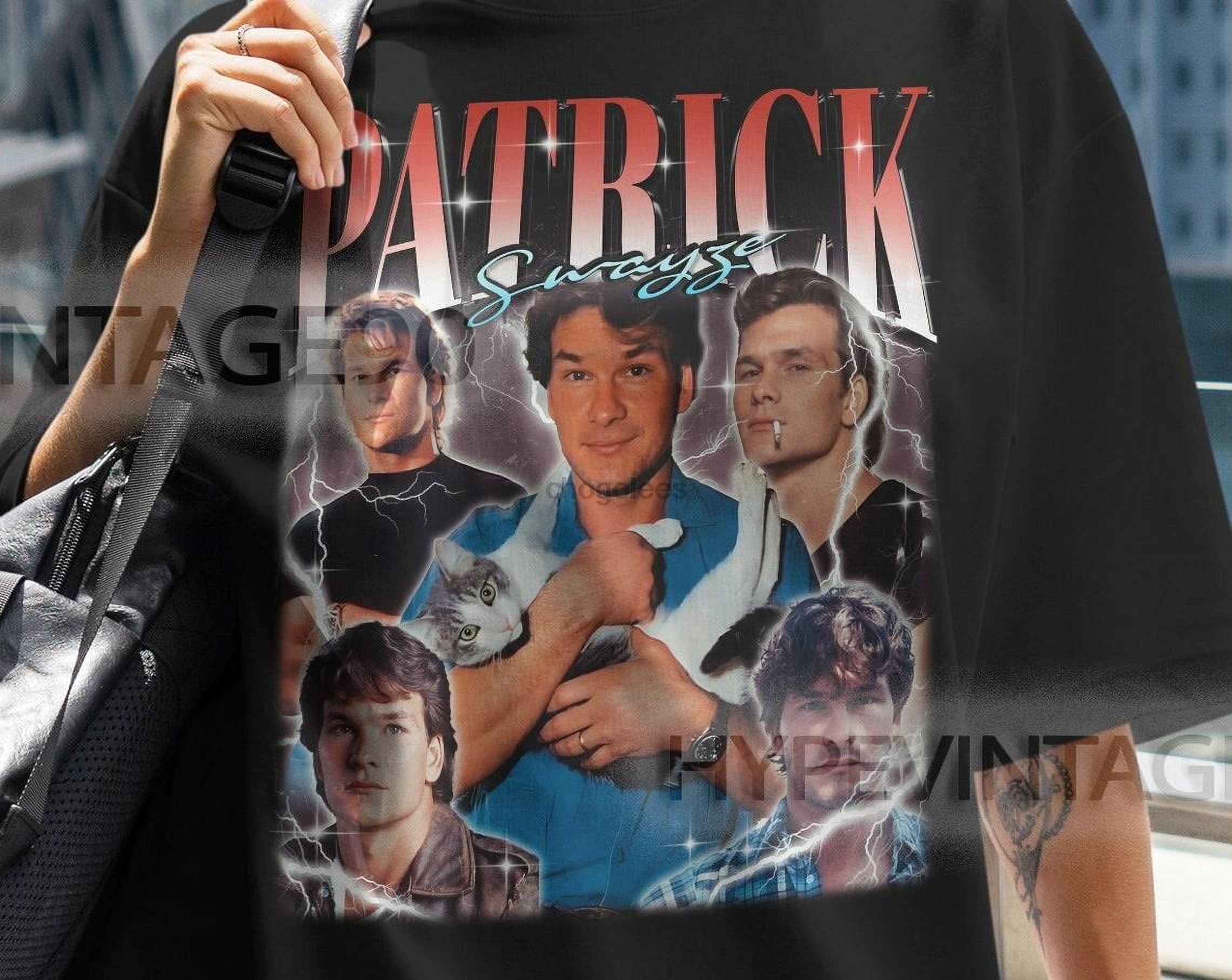 PATRICK SWAYZE Vintage Shirt Patrick Swayze Homage Actor Patrick Swayze ...