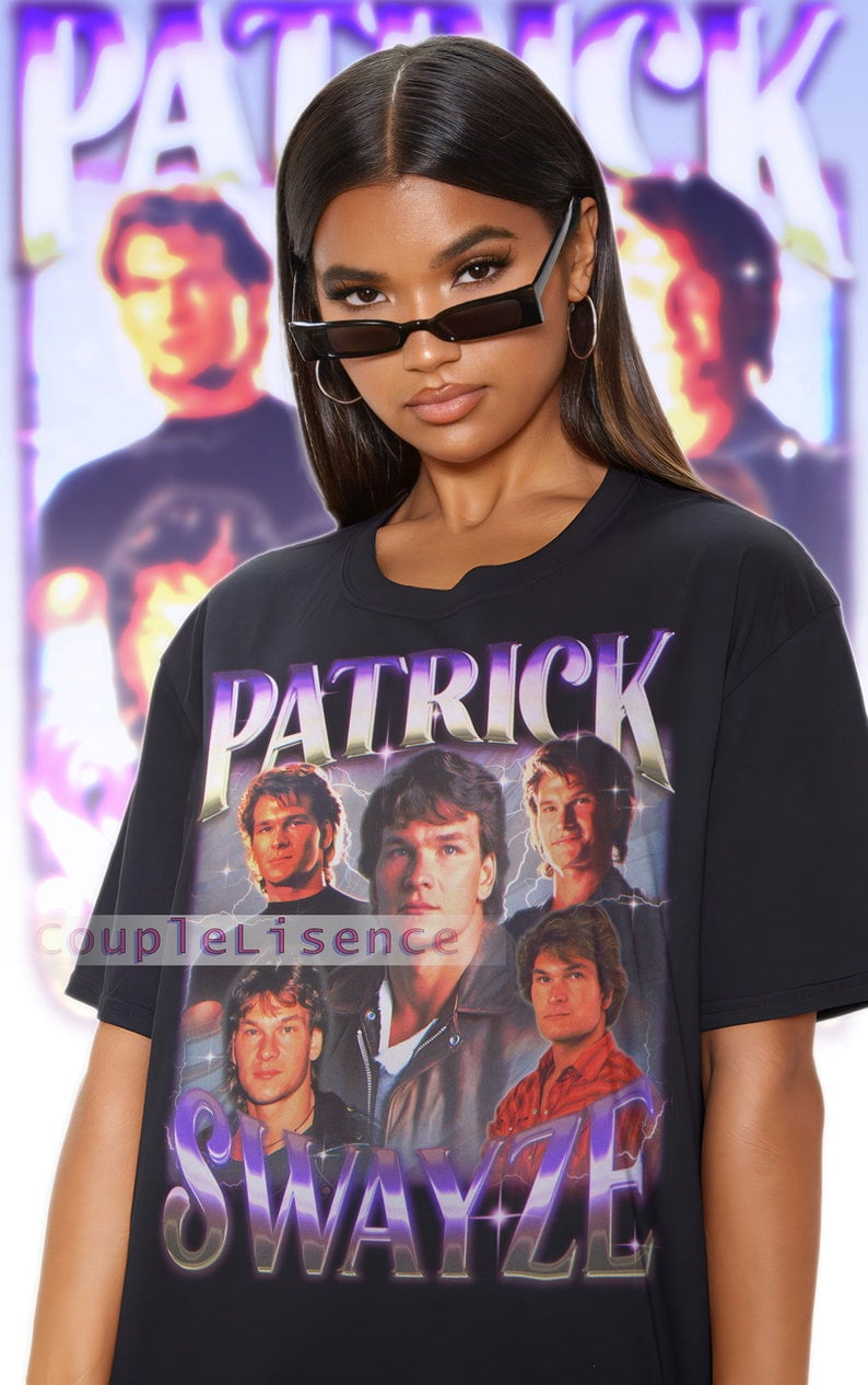 PATRICK SWAYZE Vintage Shirt | Patrick Swayze Homage Fan Tees | Patrick ...