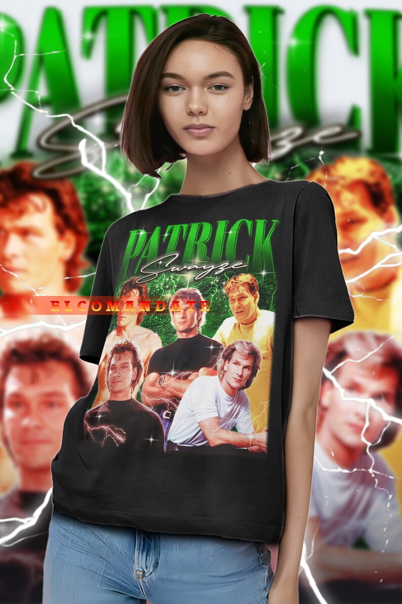 PATRICK SWAYZE Vintage Shirt, Patrick Swayze Homage Tshirt, Patrick Swayze Fan Tees, Patrick ...