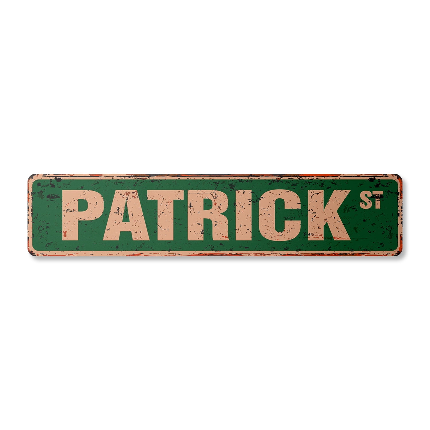 PATRICK Vintage Aluminum Street Sign Childrens Name Room Metal Sign ...
