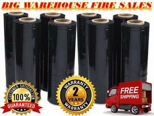 PATRON 18" x 1500' SQ 8 Rolls Pallet Wrap Stretch Film Hand Shrink Wrap ...