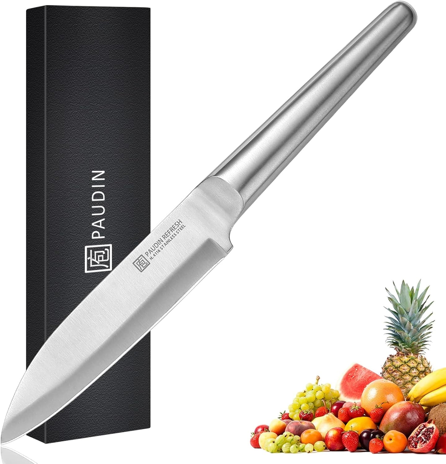 PAUDIN Kitchen Knife, High Carbon German Stainless Steel Chef Knives ...