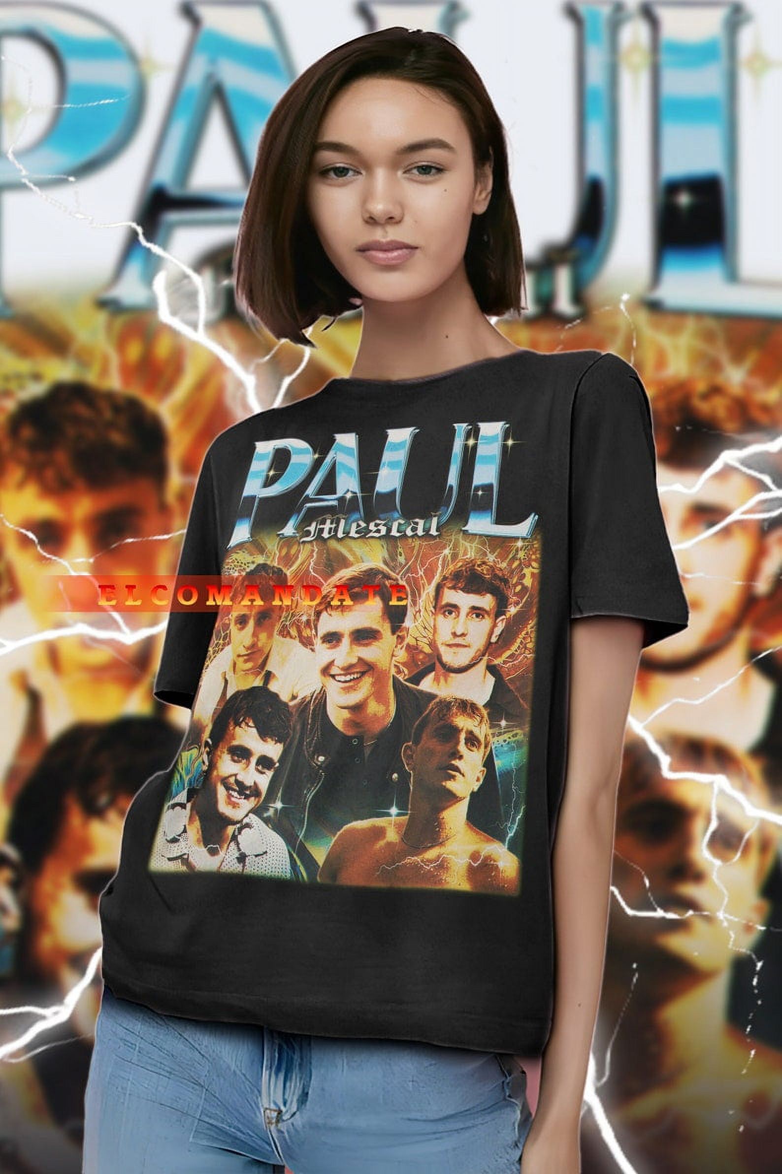 PAUL MESCAL Actor Shirt, Paul Mescal Vintage Tshirt, Paul Mescal Fan ...