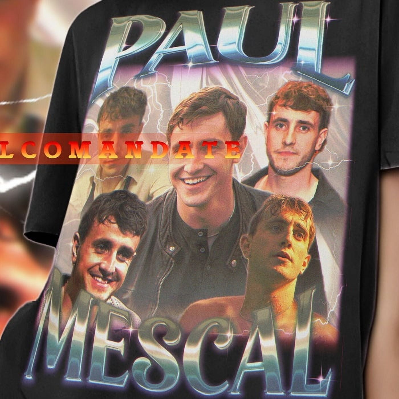 PAUL MESCAL Actor Shirt, Paul Mescal Vintage Tshirt, Paul Mescal Fan ...