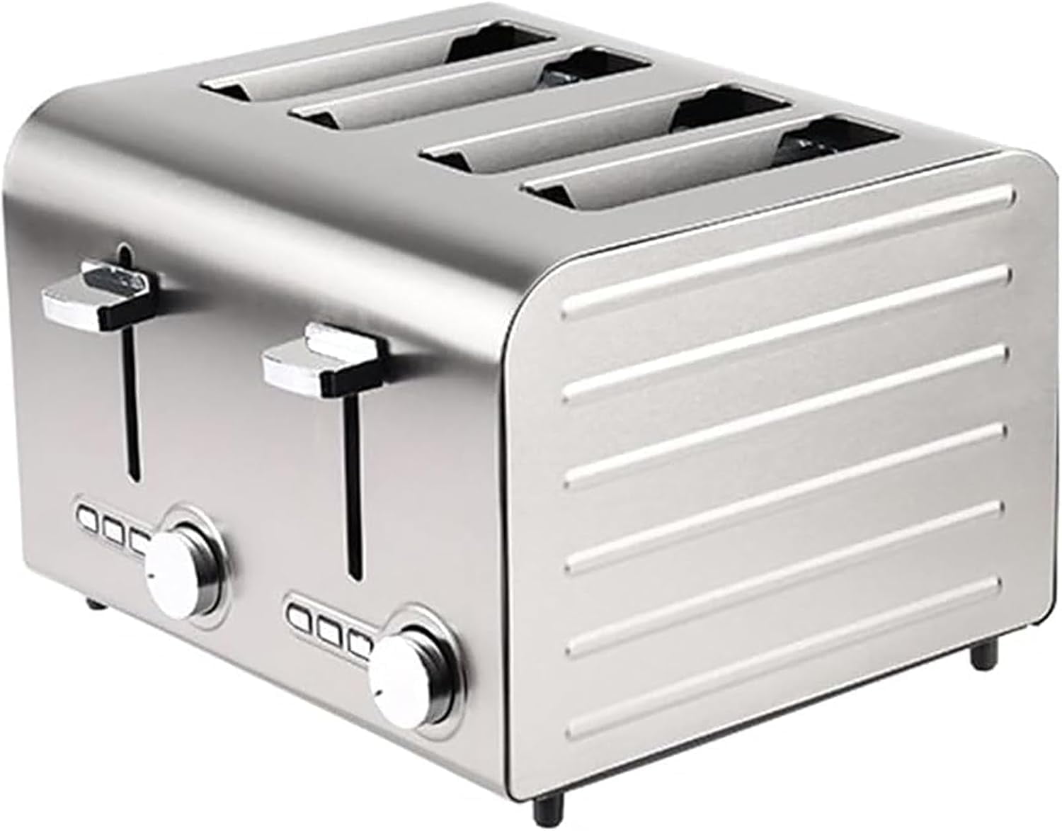 PAUL SONS Hospitality Full Stainless Steel 4 Slices Automatic PopUp and ...
