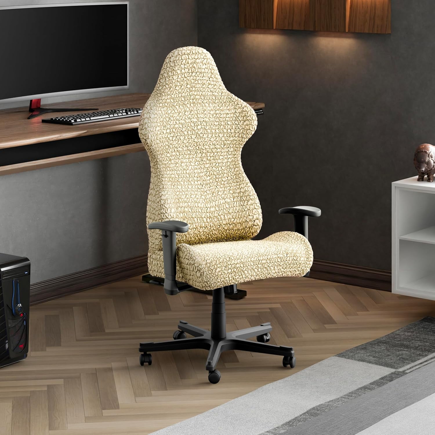 PAULATO BY GA.I.CO. Office & Gaming Chair Cover - Stretch Computer Desk ...