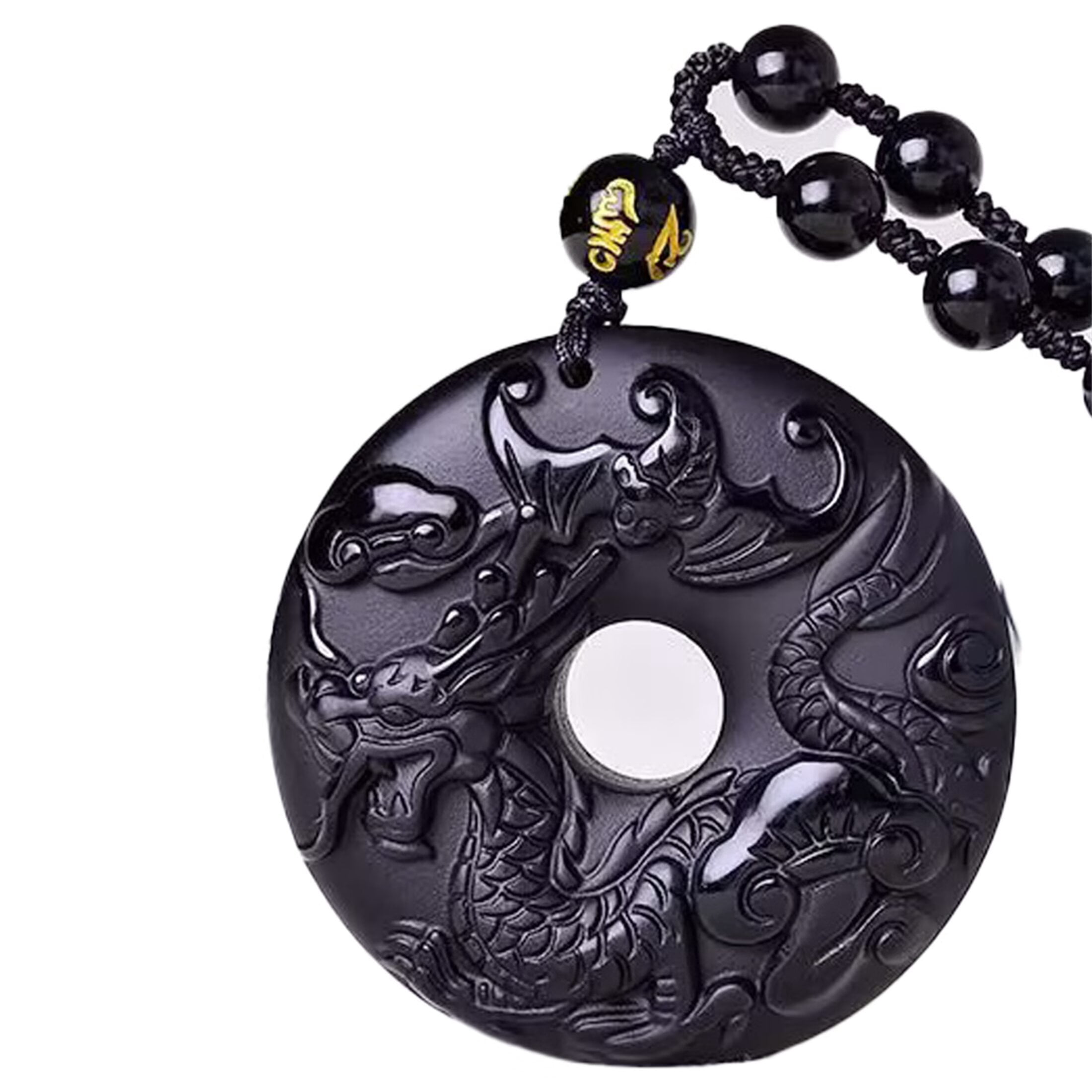 PAURO 12 Chinese Zodiac Necklace for Men Women Lucky Charms Sign Circle ...