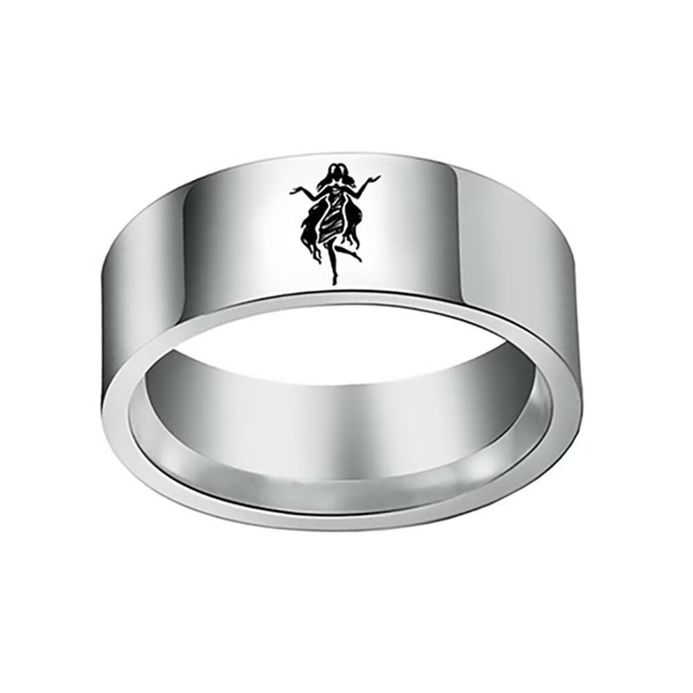 PAURO 8mm Men's Stainless Steel 12 Constellations Ring Zodiac Sign ...