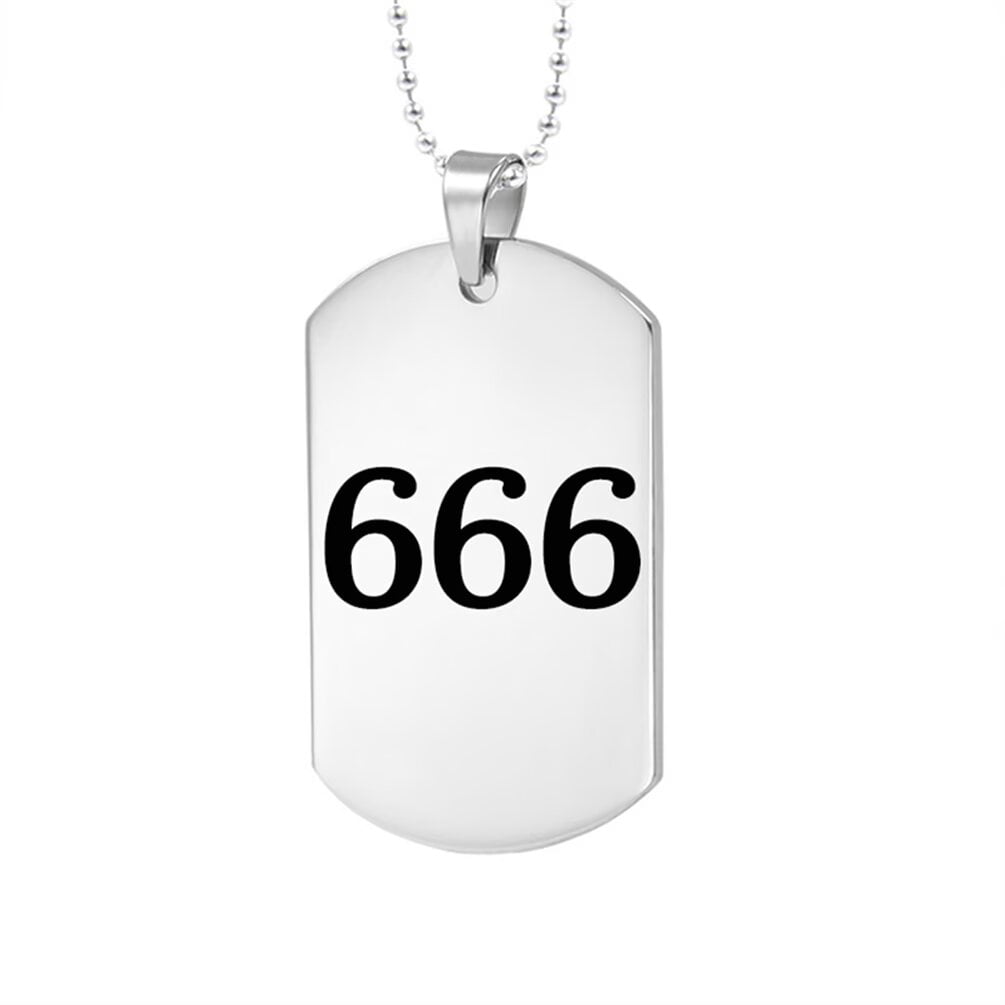 PAURO Angel Number Necklace for Men 000 111 222 333 444 555 666 777 888 ...