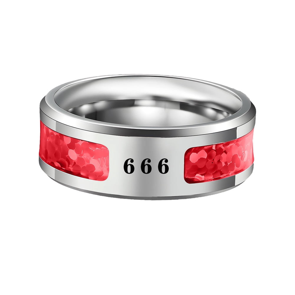 PAURO Angel Number Rings for Men Women Couples Lucky Numerology 111 222 ...