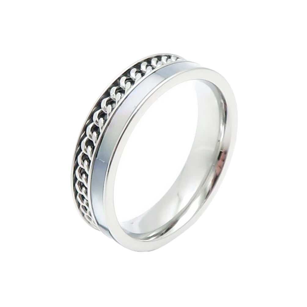 PAURO Women's Stainless Steel Minimalist Chain Design with Synthetic ...