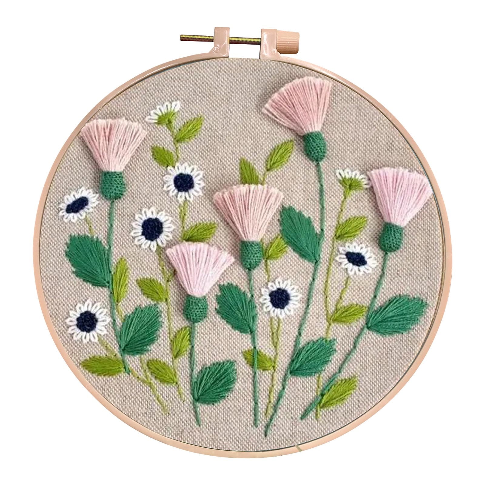 PAVEOS Embroidered Flower Kit Clearance Beginner's Embroidery Flower ...