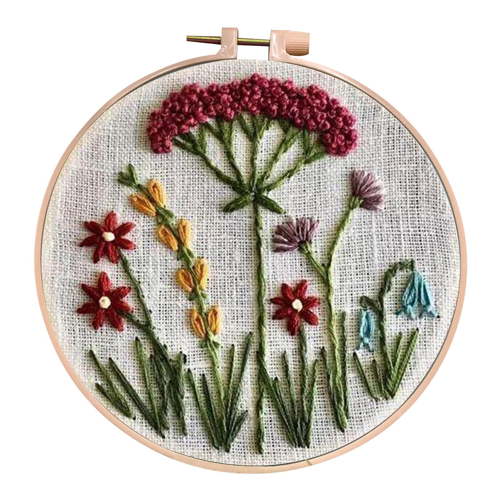 PAVEOS Embroidered Flower Kit Clearance Beginner's Embroidery Flower ...
