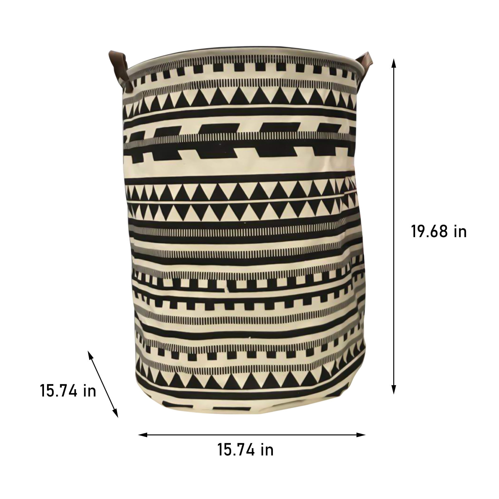 PAVEOS Laundry Hamper with Lid Nordic Fabric Cotton and Linen Storage ...