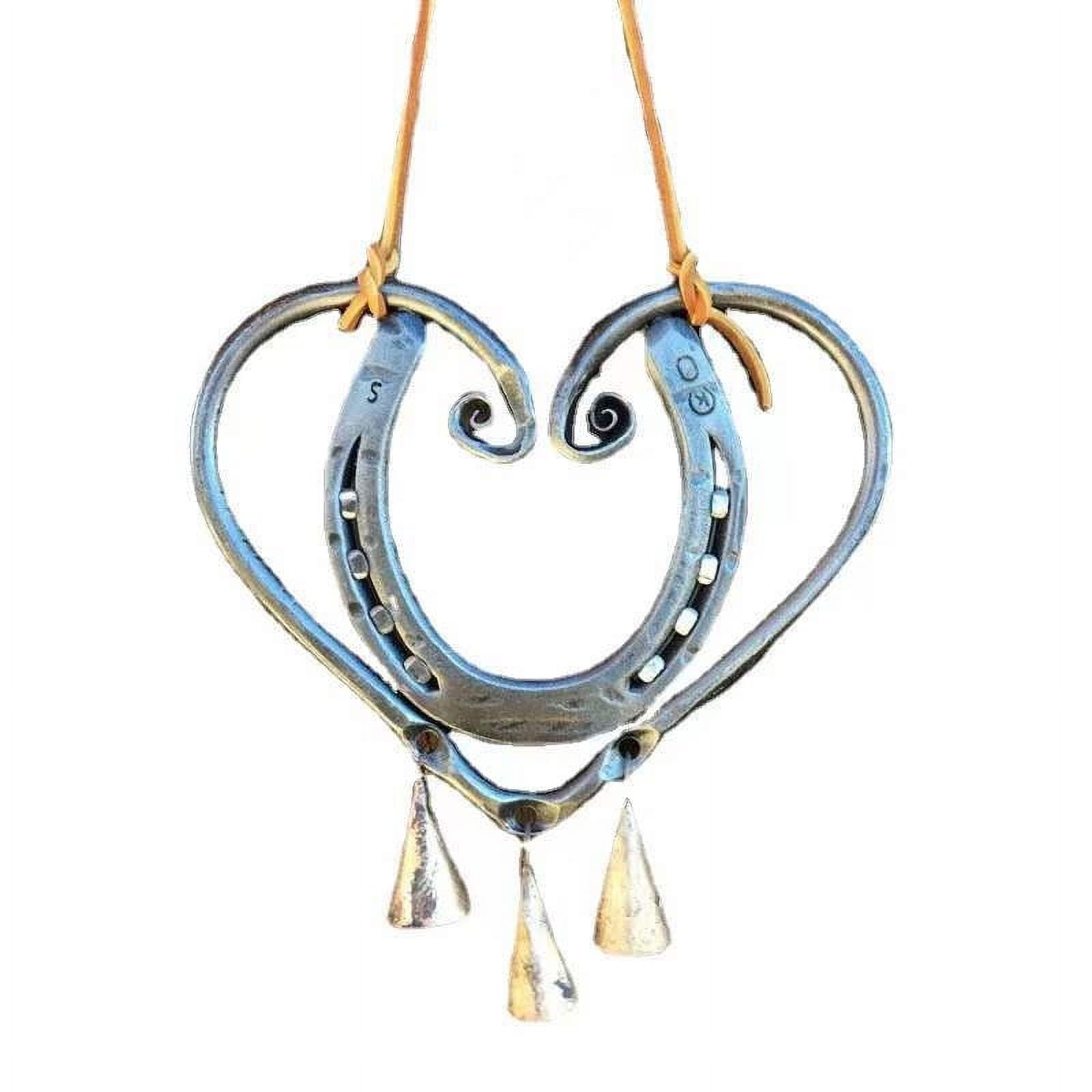 PAVEOS Outdoor Scenes Decorations Wind Chimes, Steel Heart, Valentine'S ...