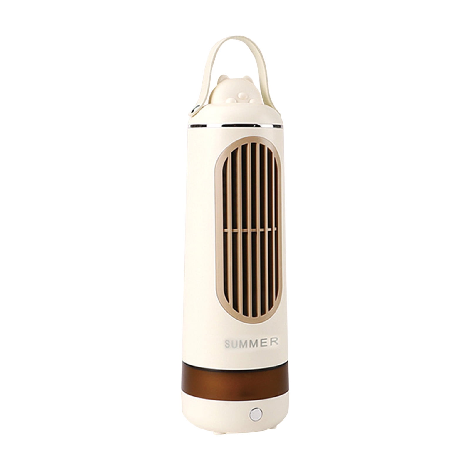 PAVEOS Tower Desktop Fan with Three Automatic Head and Night Light ...