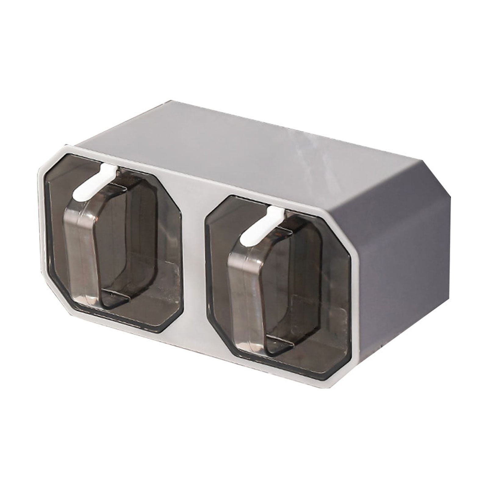 PAVEOS Two-Grids Pull-out Spice Jar Spice Container with Spoon with Lid Mini Spice Storage Jar ...