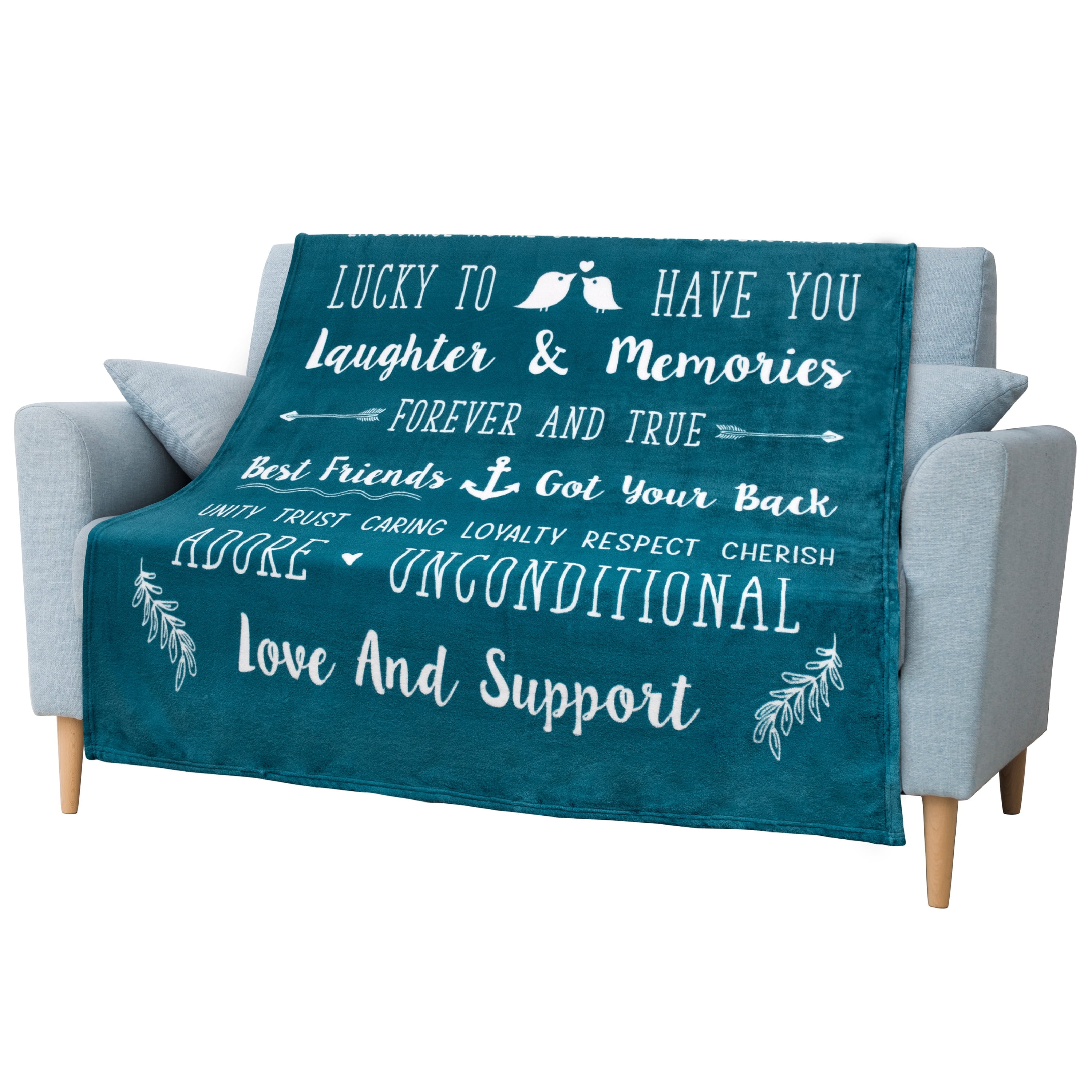 PAVILIA Best Friend Blanket, Friendship Gifts for Women Birthday Soul ...