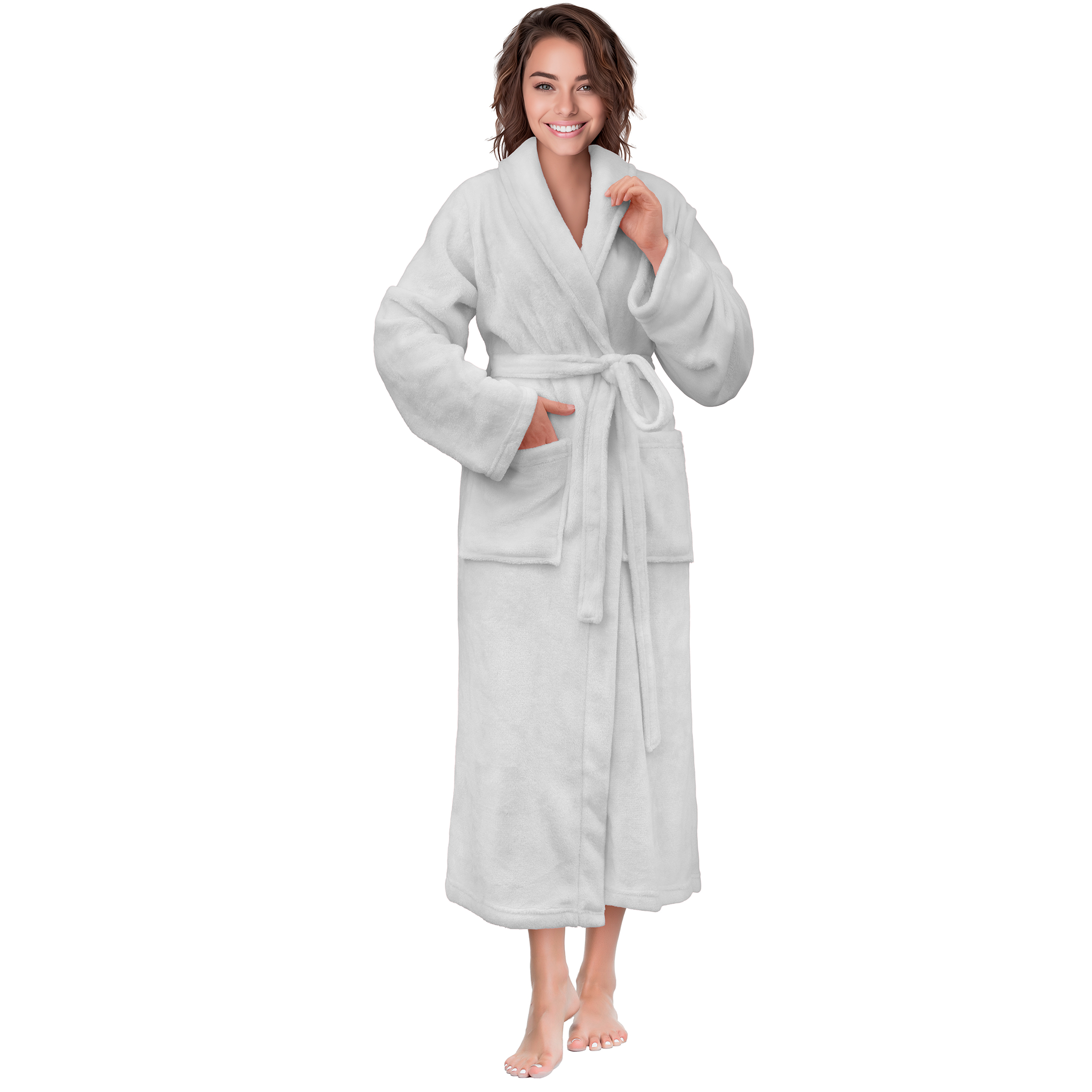 PAVILIA Premium Womens Plush Soft Robe Fluffy, Warm, Fleece Sherpa ...