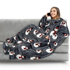 Snuggie the Original Wearable Blanket with Sleeves, Super Soft Fleece ...