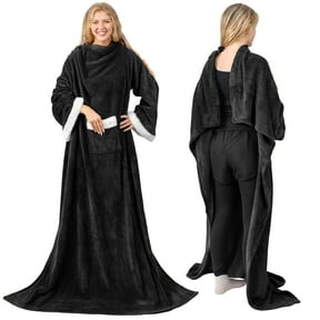 Snuggie Cold Weather Insulated Wearable Blanket for Adults, Super Soft ...